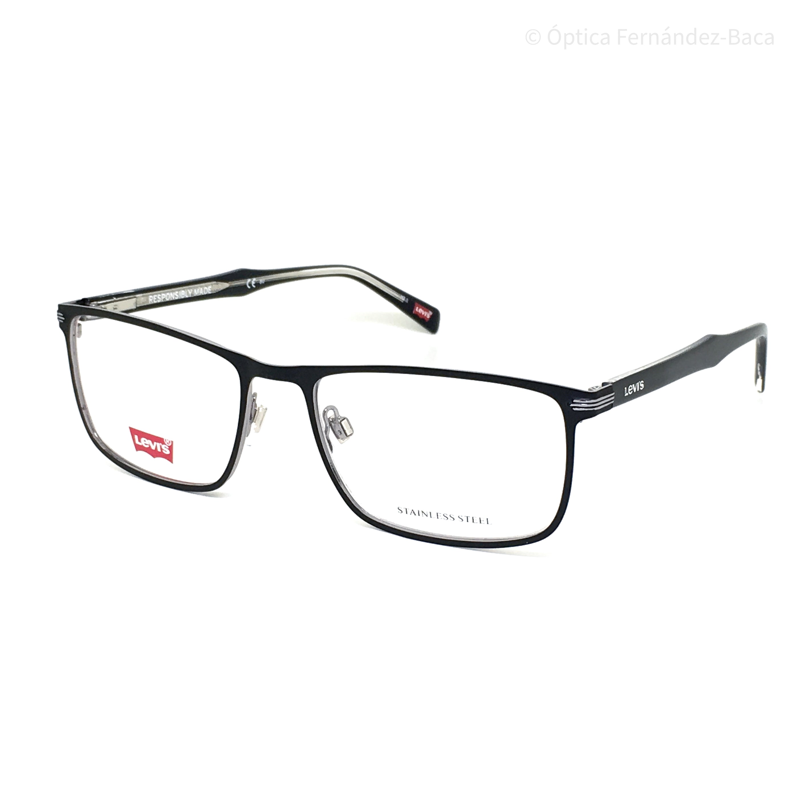 Levi`s LV5033 807 56x18 145 hexetate temple prescription glasses ...